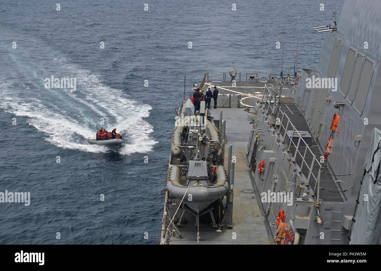 160607-N-QC631-041 EAST CHINA SEA (June 7, 2016) – A rigid hull ...