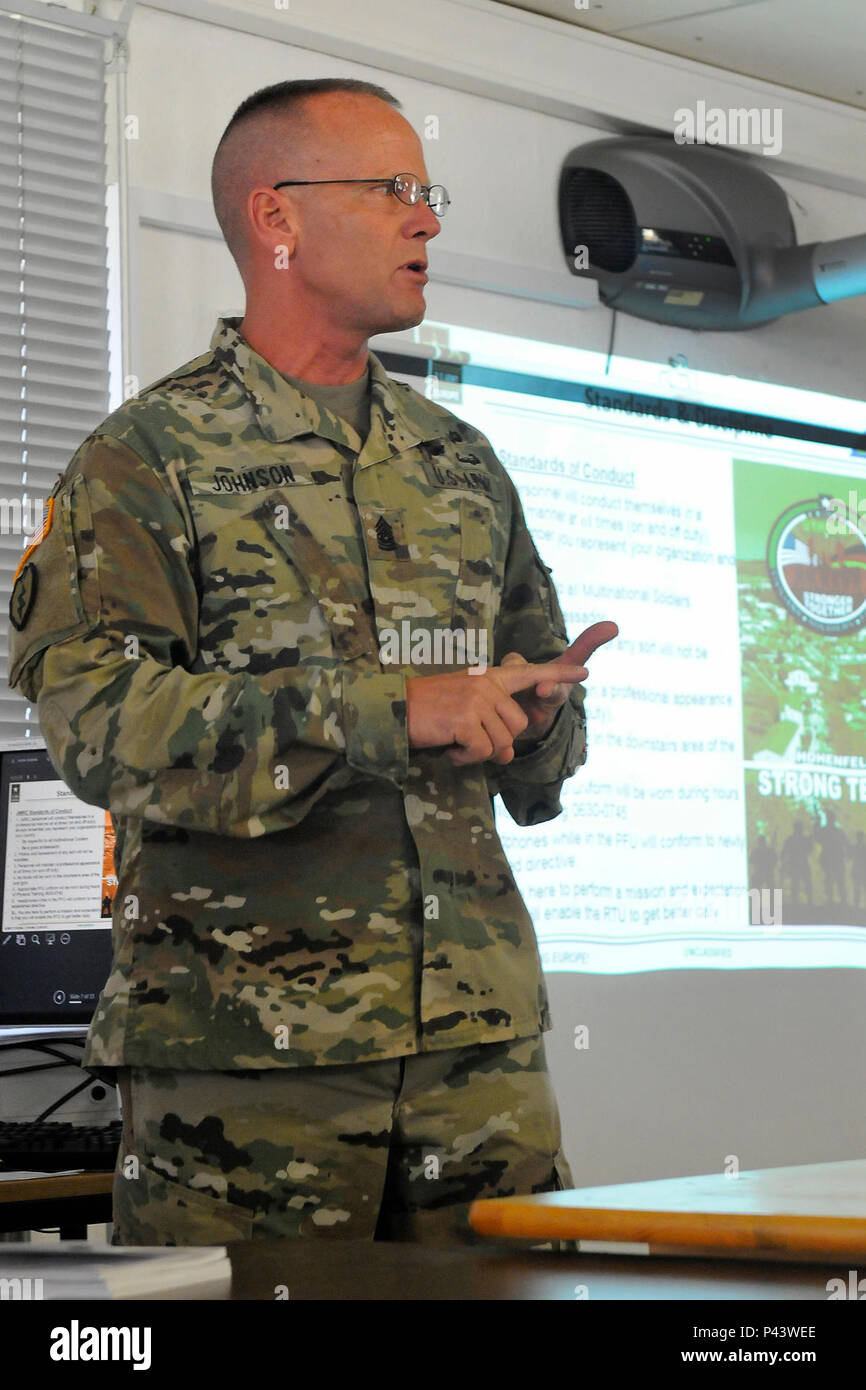 Command Sgt. Maj. Timothy N. Johnson, the Joint Multinational Readiness ...