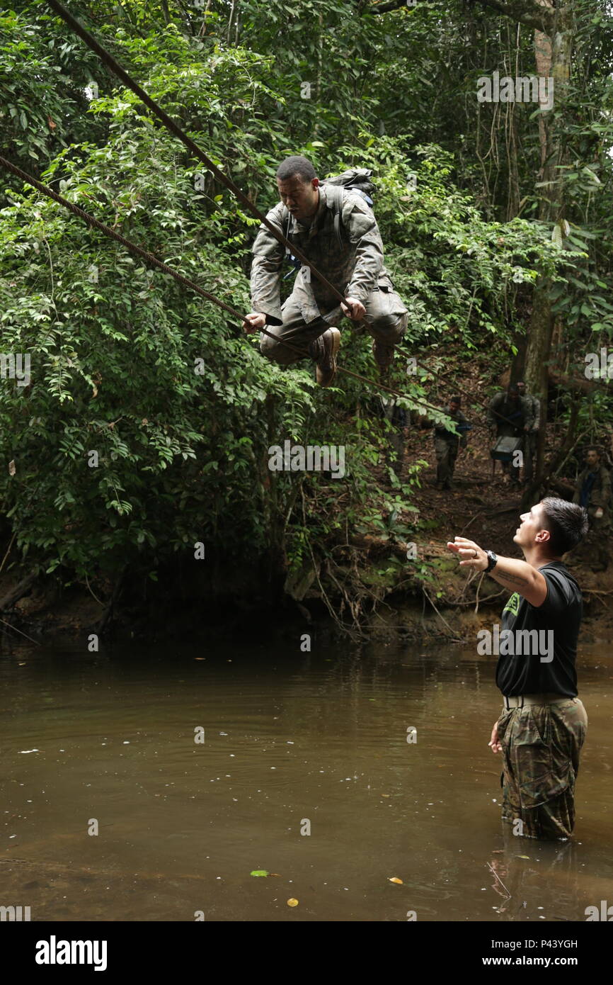 U.S. Army Staff Sgt. Larry Aviles, Jungle Operations Training Center ...
