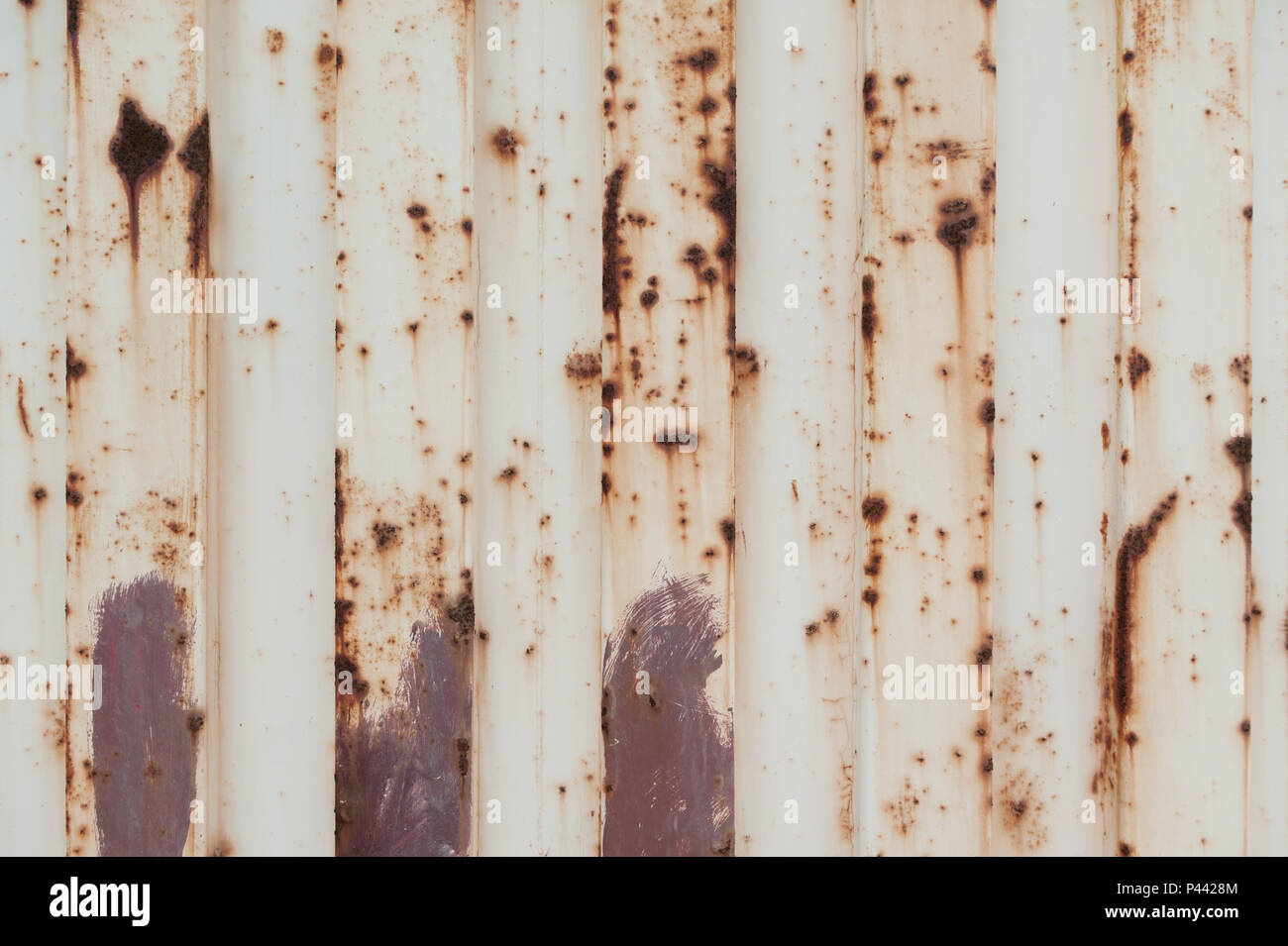 Old rusty container metal wall Stock Photo - Alamy