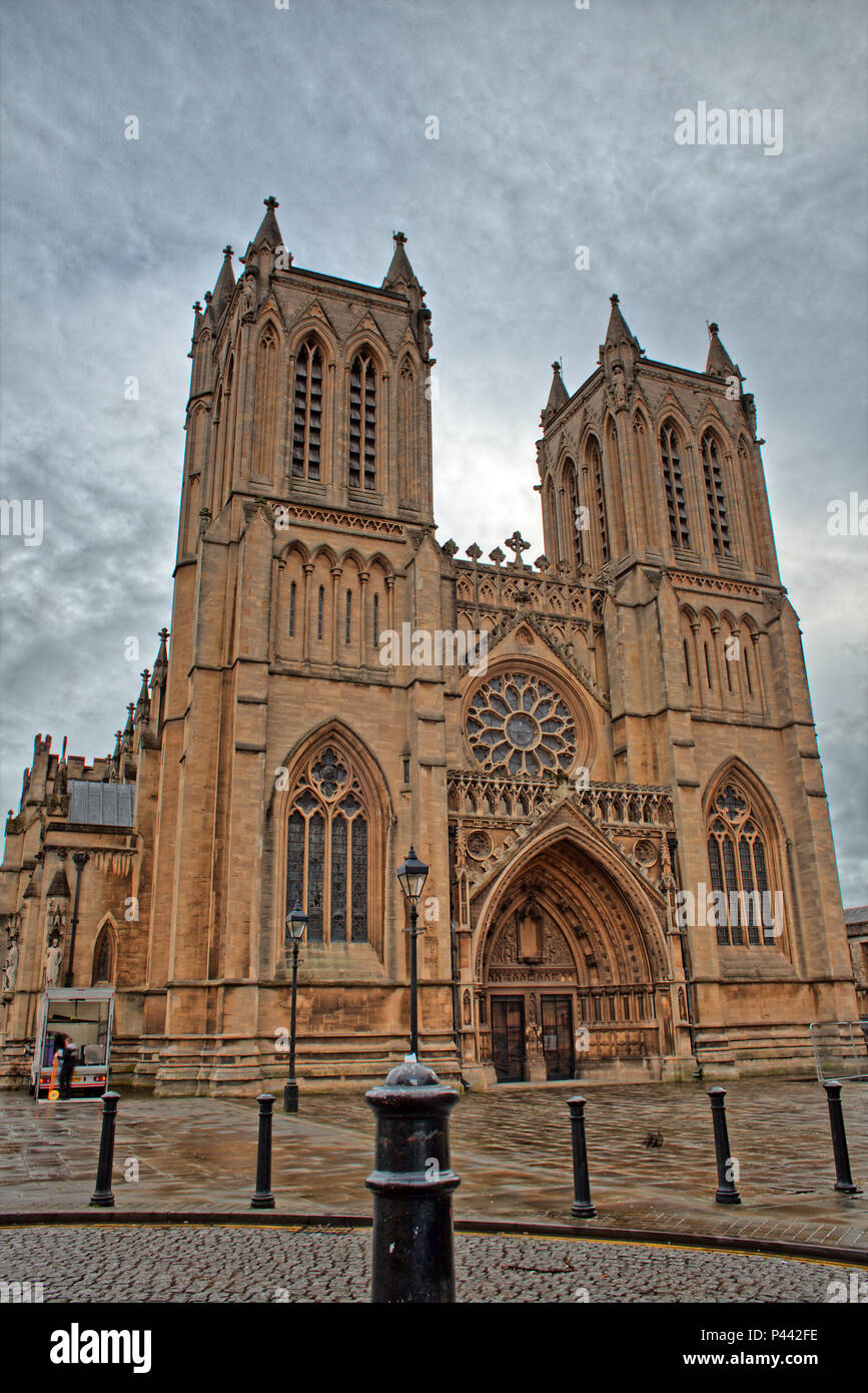 Bristol Cathedral, Bristol, England, UK. (HDR Stock Photo - Alamy