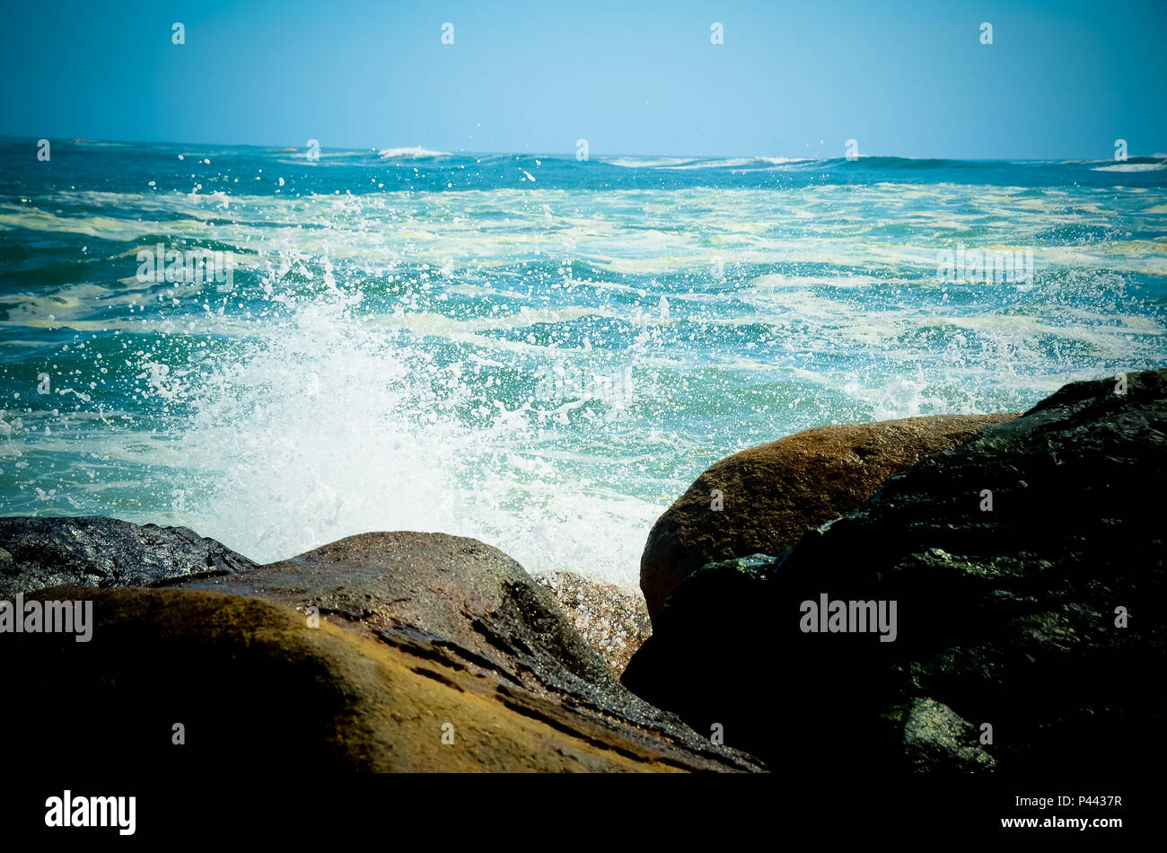 beach sand and surf Stock Photo - Alamy