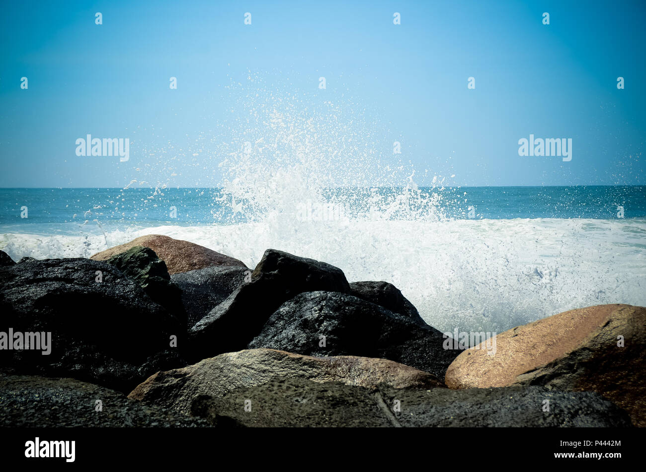 beach sand and surf Stock Photo - Alamy