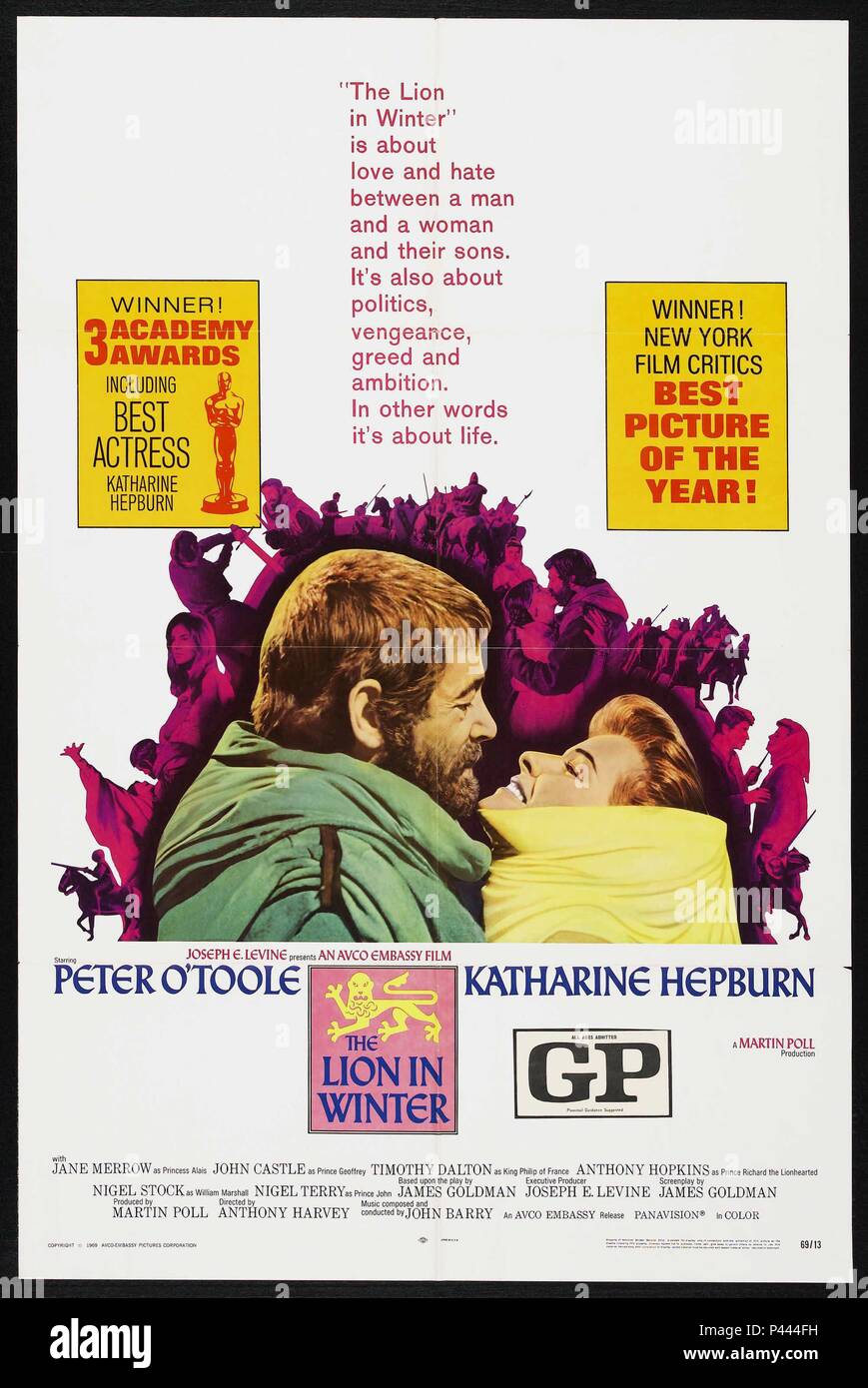 Original Film Title: THE LION IN WINTER. English Title: THE LION IN ...