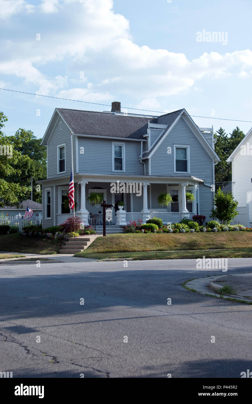 Boyhood home of Apollo 11 astronaut Neil Armstrong, the first man to ...