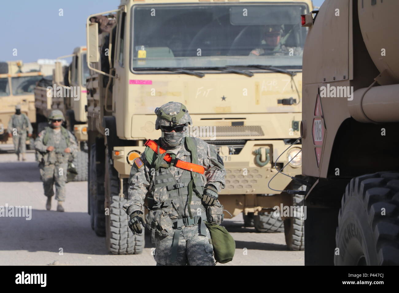 Soldiers from the 1st Armored Brigade Combat Team, 34th Red Bull ...