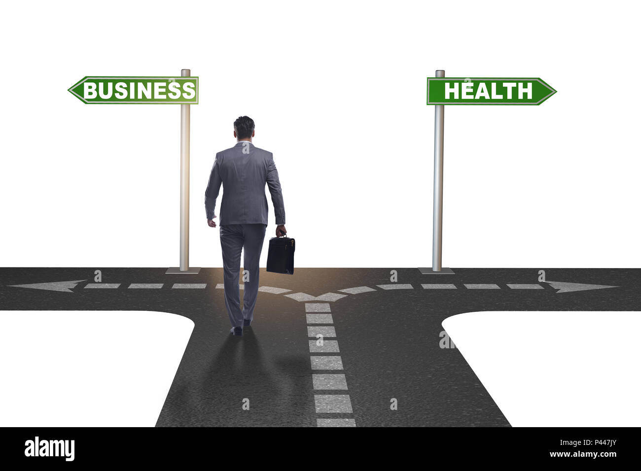 Work life or home balance business concept Stock Photo - Alamy