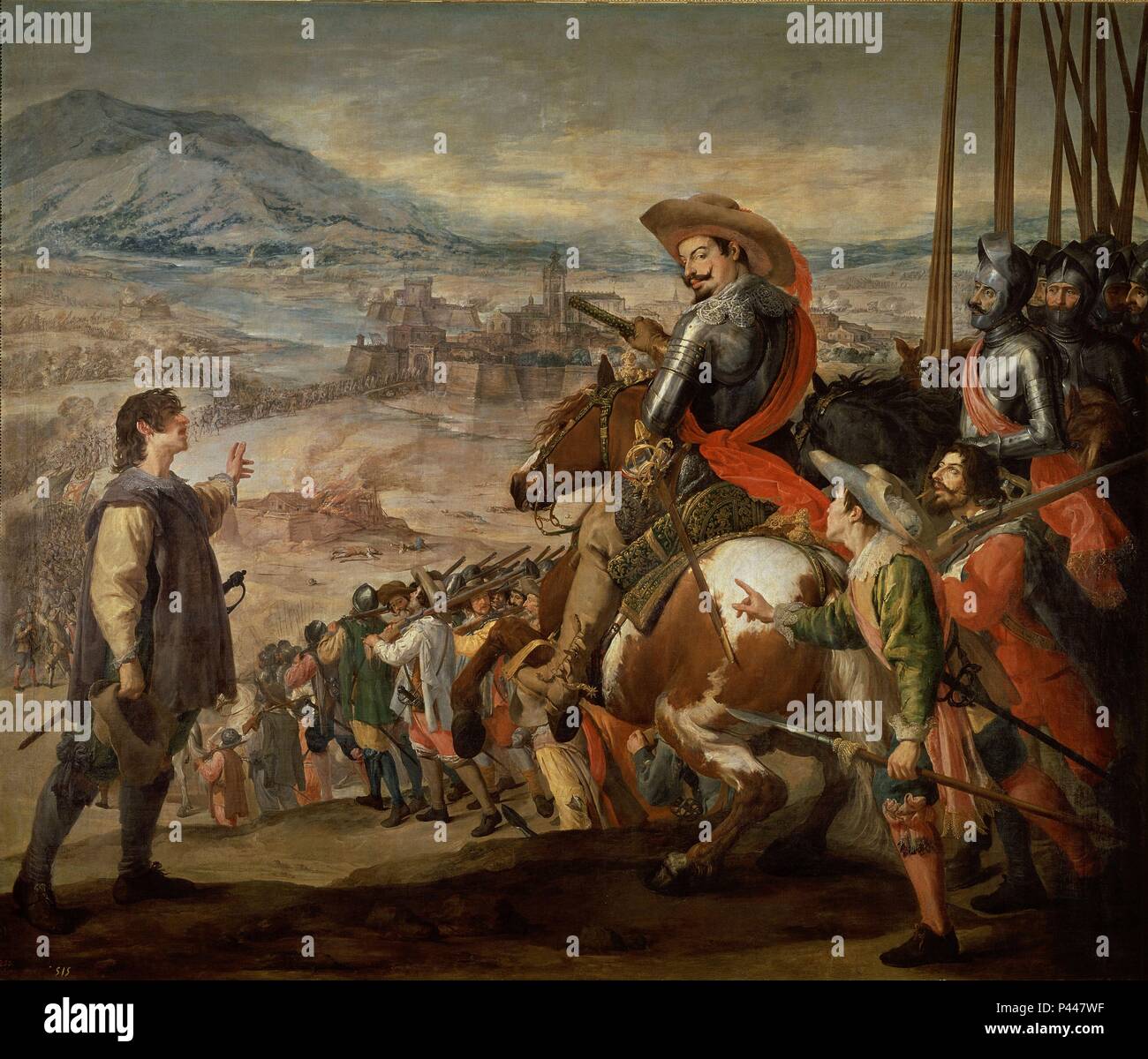 Capture of Brisach. Canvas (304X360). 17th century. Spanish baroque ...