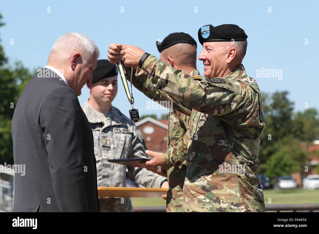 Maj. Gen. Christopher Hughes, commander of U.S. Army Cadet Command and ...