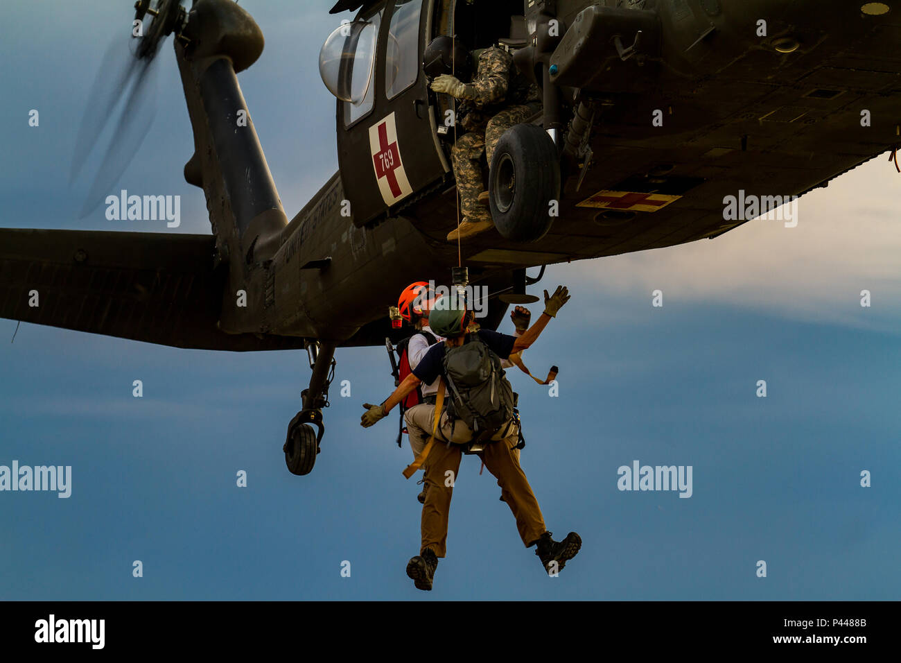 Rescue hoist system hi-res stock photography and images - Alamy
