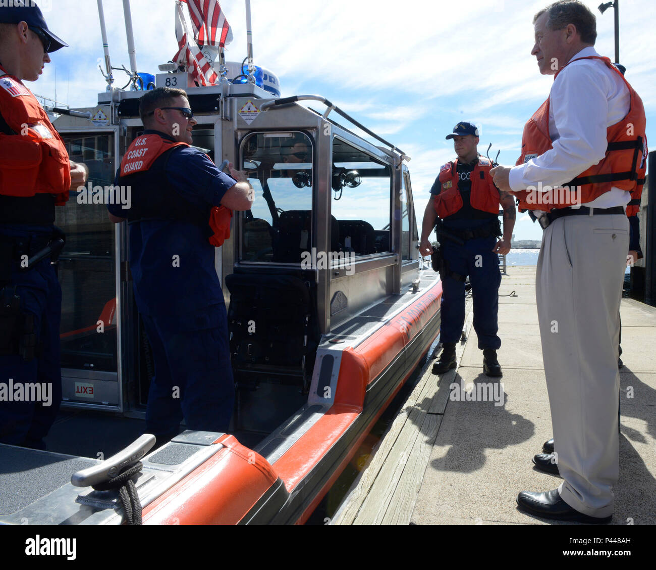 PHILADELPHIA - Petty Officer 1st Class Pete Knorr, a coxswain at Coast ...
