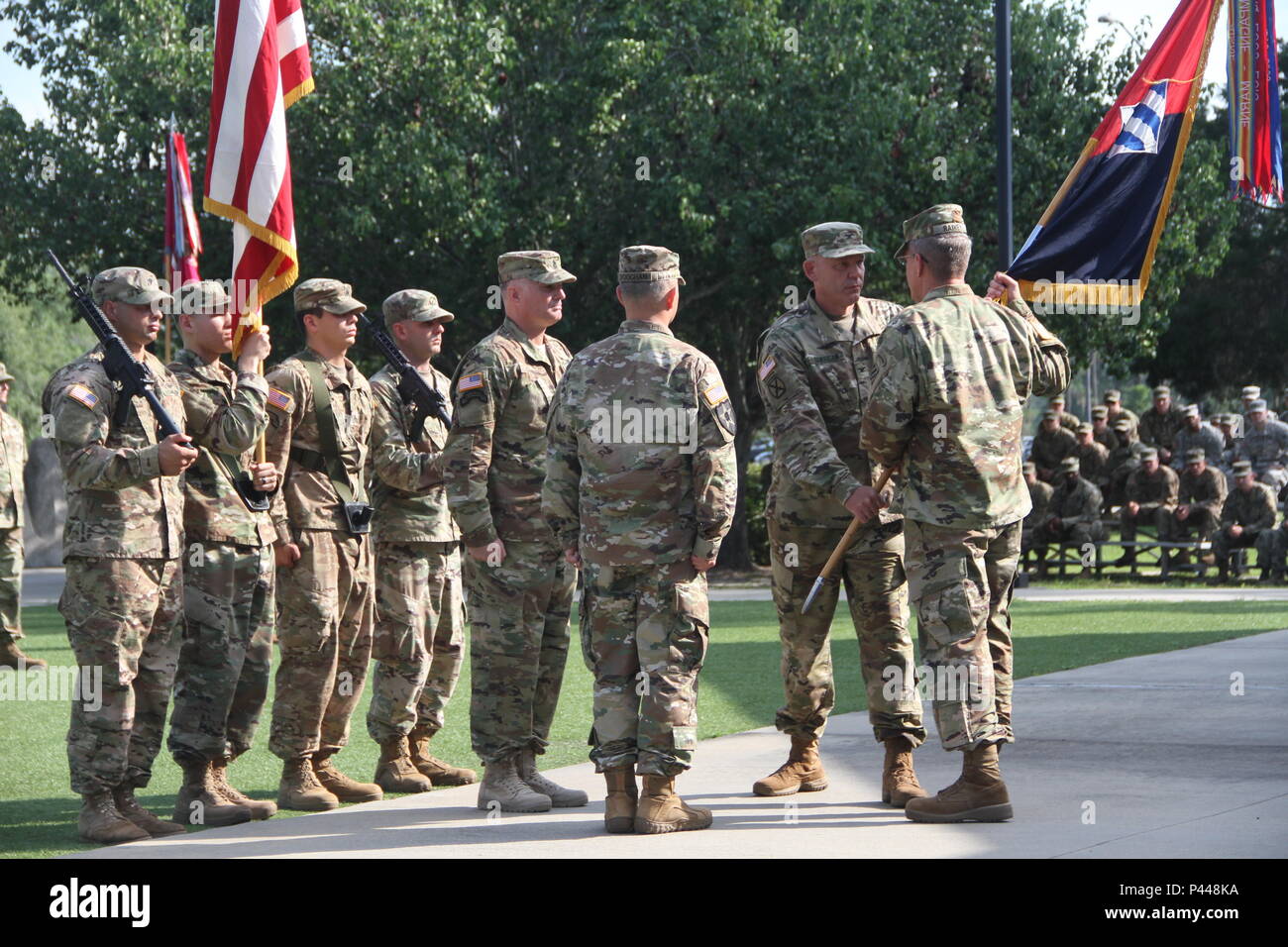 Col. Thomas Gukeisen, outgoing commander of 2nd Infantry Brigade Combat ...