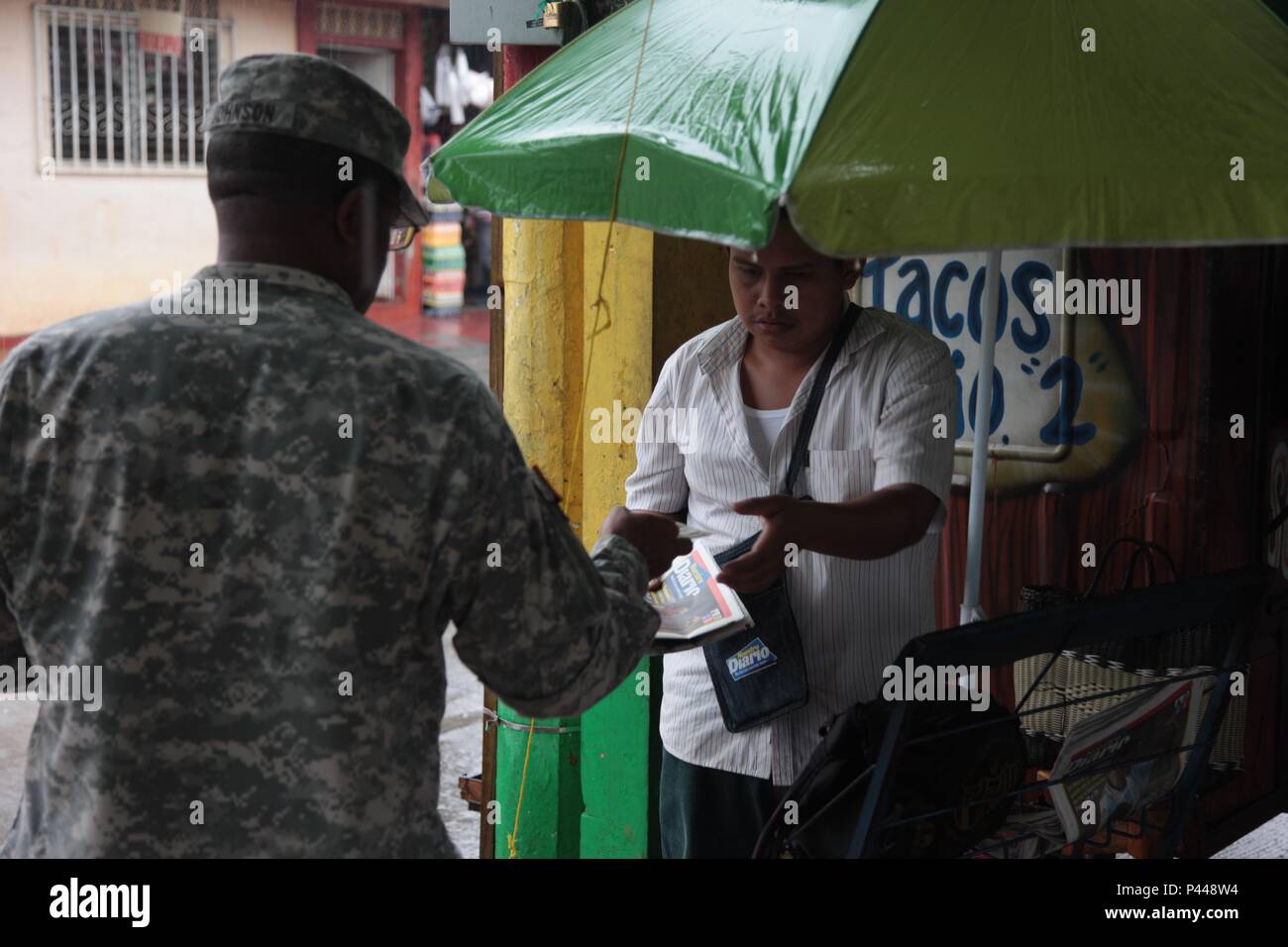 U.S. Army Staff Sgt. Frank Johnson, assigned to the 345th Tactical ...