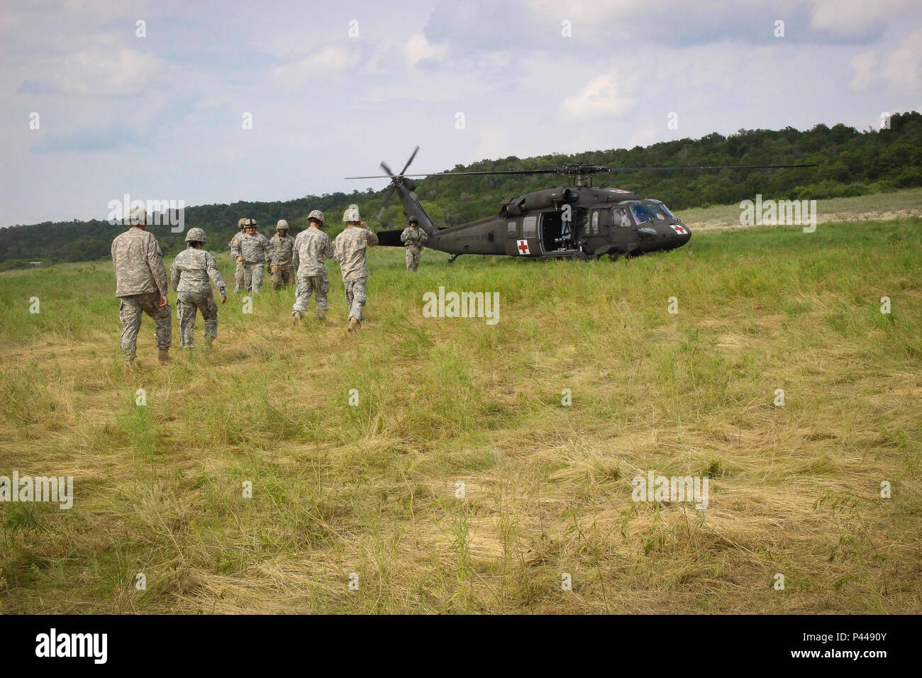 The 155th Armored Brigade Combat Team practises Casualty evacuation in ...