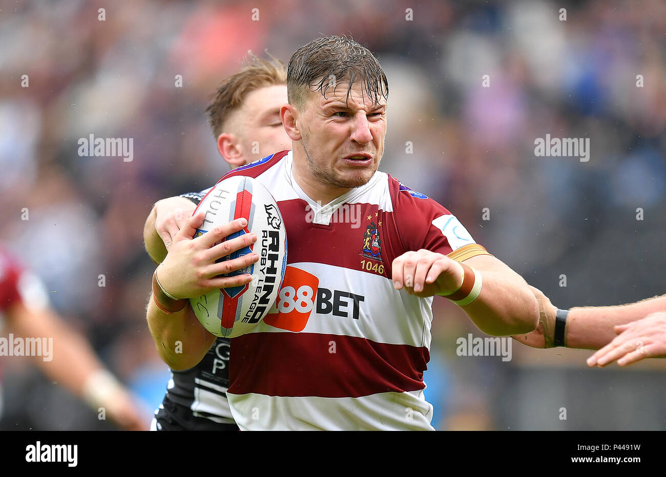 Wigan Warriors' George Williams Stock Photo - Alamy