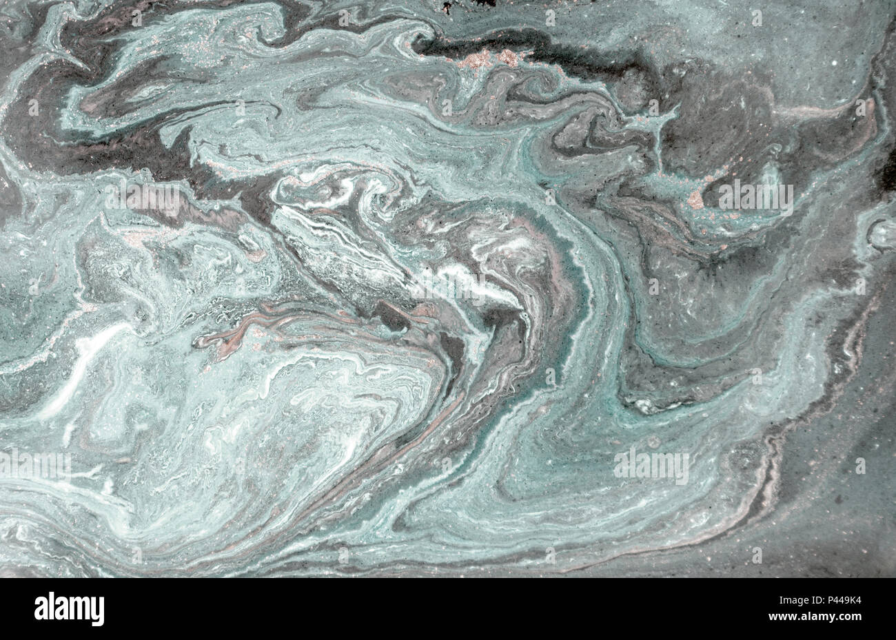 Marble abstract acrylic background. Green marbling artwork texture ...