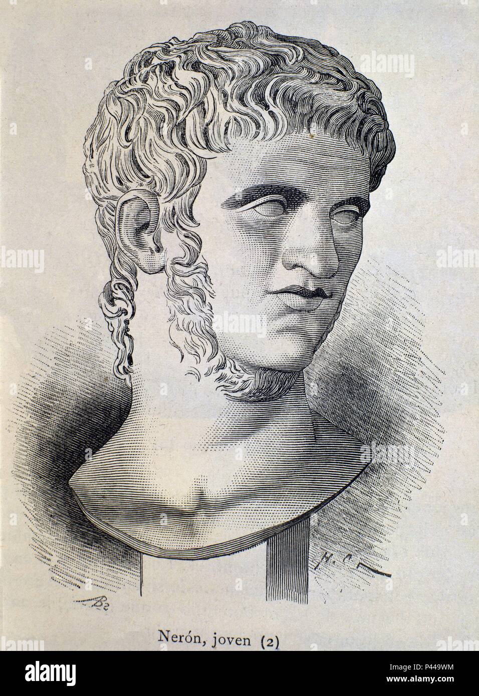 NERON JOVEN. Location: BIBLIOTECA NACIONAL-COLECCION, MADRID, SPAIN ...