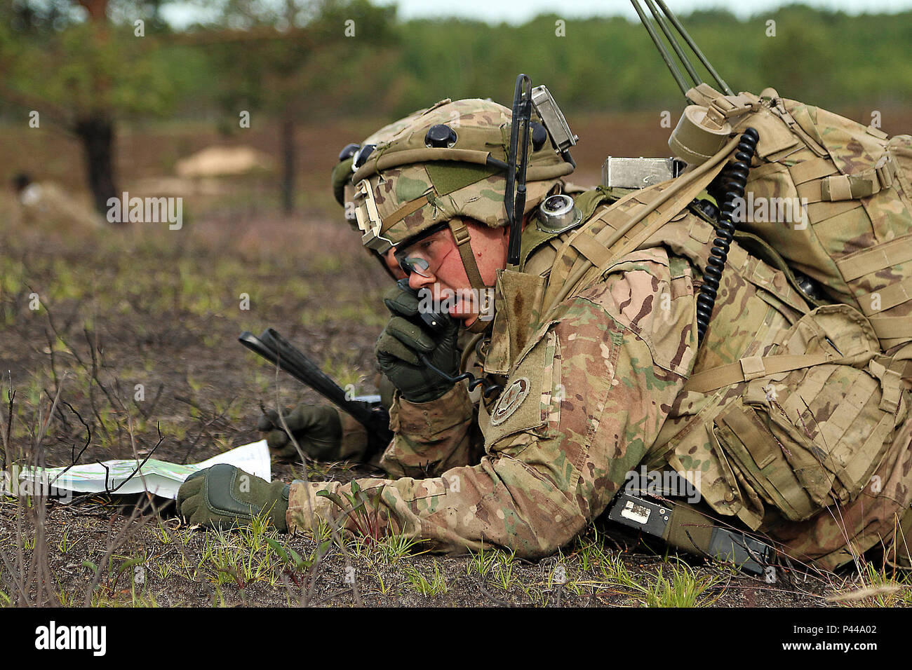 Sgt. Ian Pittman, an infantryman assigned to F Troop, 2nd Squadron, 2nd ...