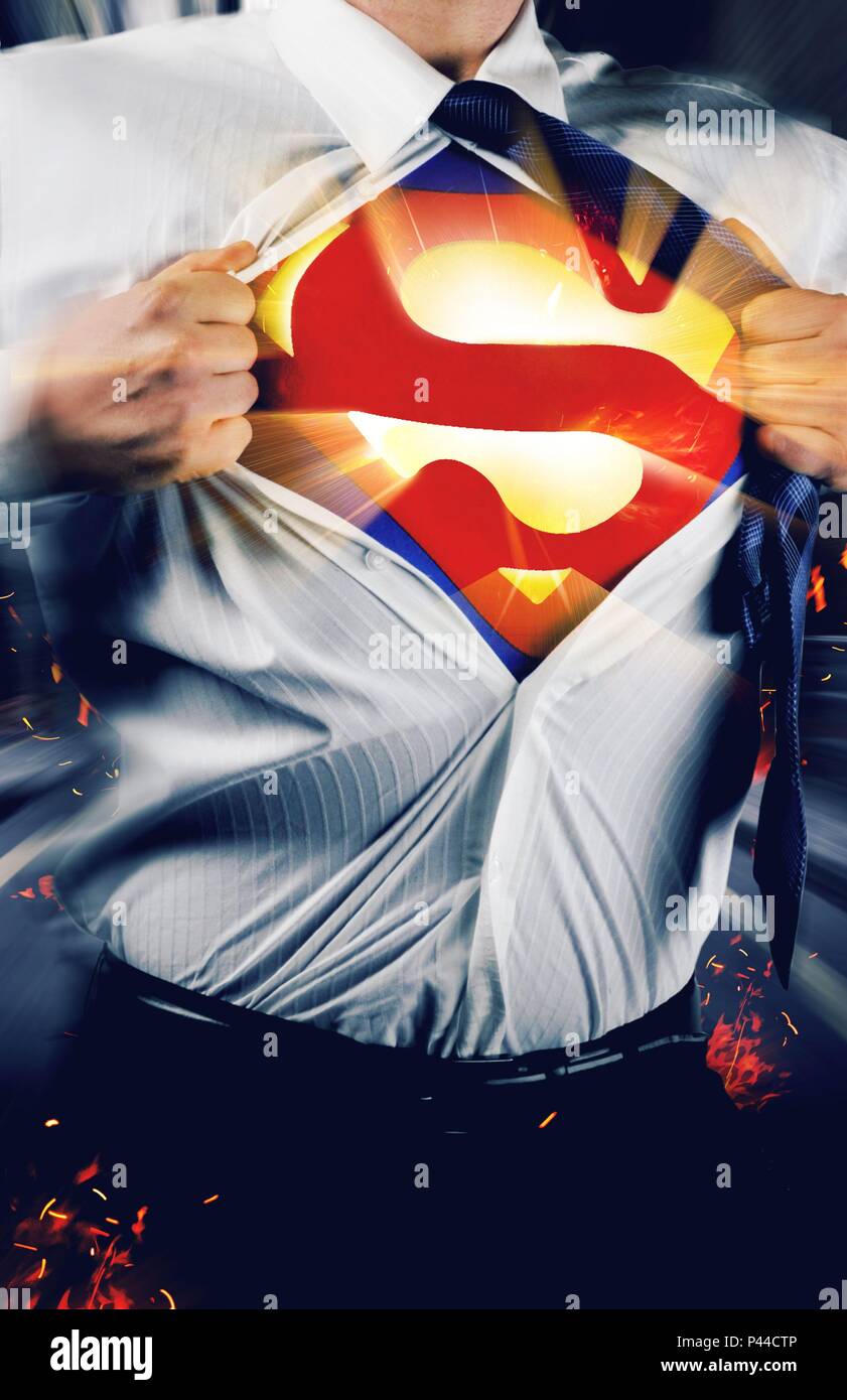 Superman poster film title superman hi-res stock photography and images ...