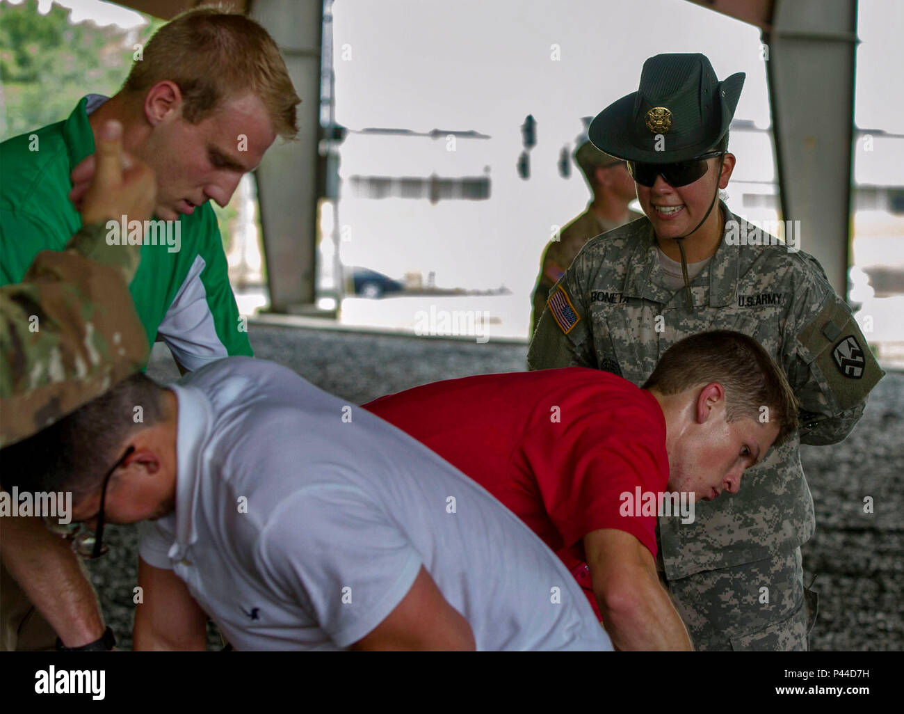 Task Force Wolf, Army Reserve Drill Sergeant, Sgt. 1st Class Yasmin Boneta, tells Cadet Initial ...