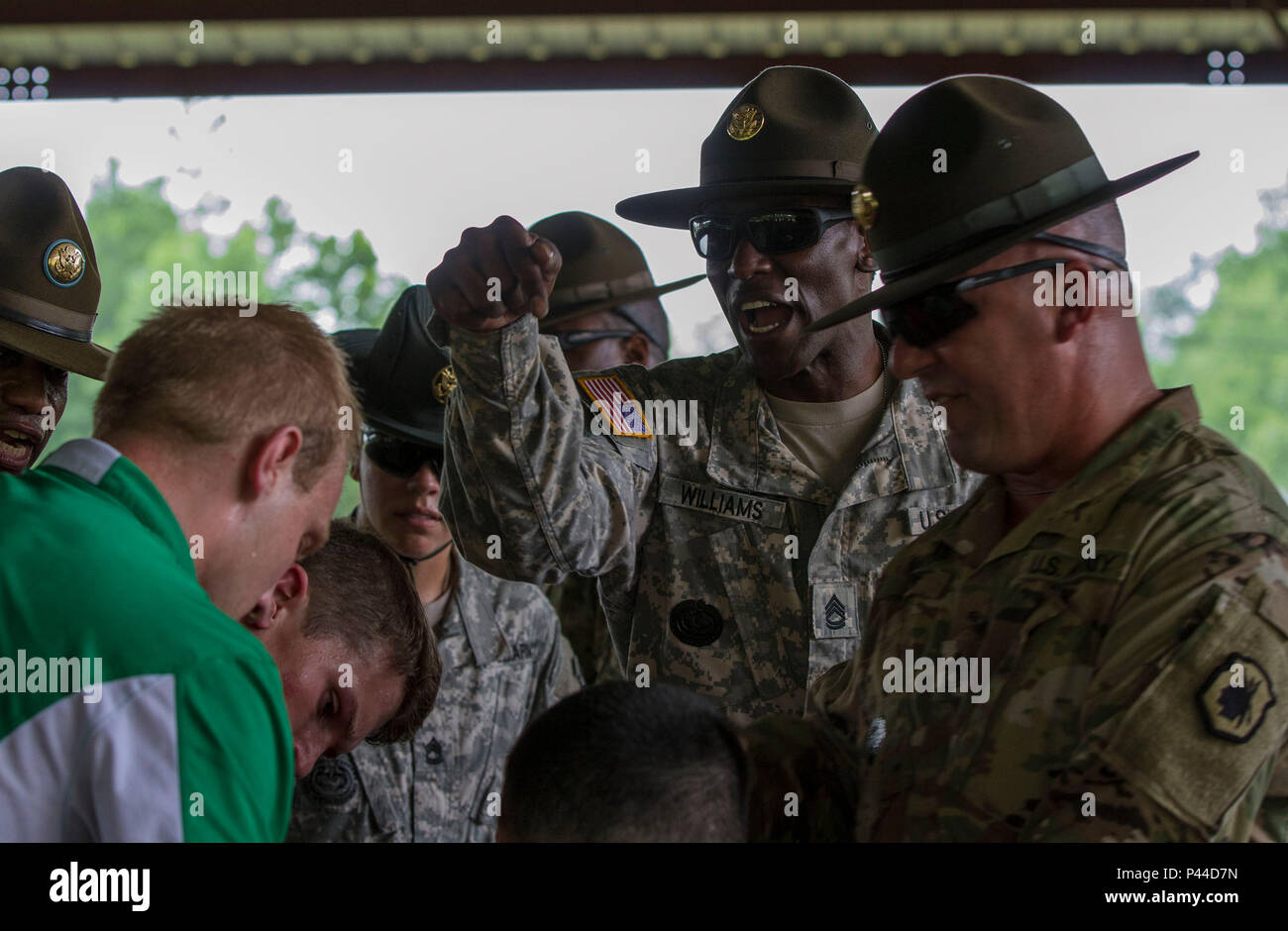 Task Force Wolf Army Reserve Drill Sergeant, Sgt. 1st Class Brandon ...