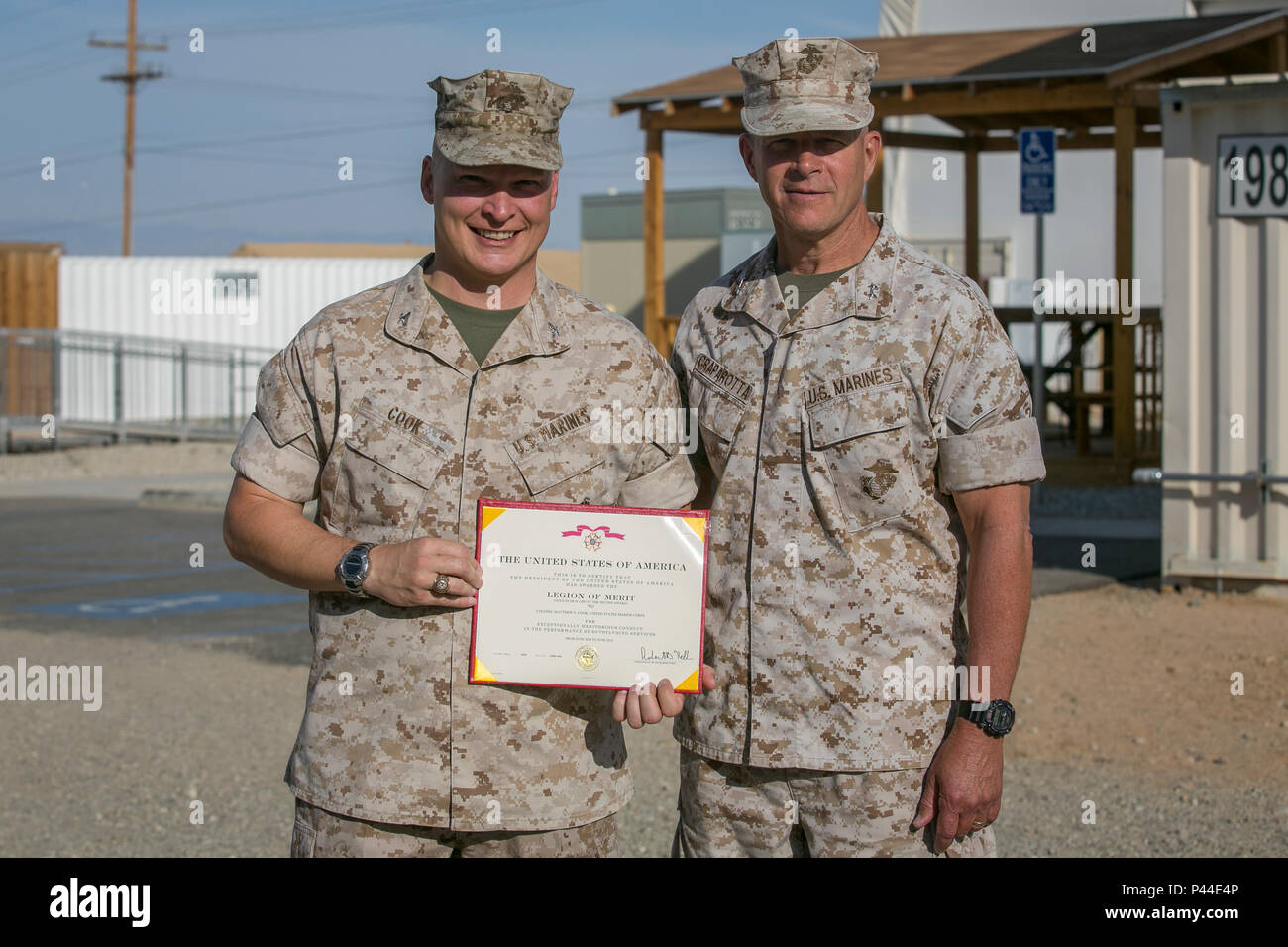 Col. Matthew Cook, commanding officer, Marine Corps Logistics ...