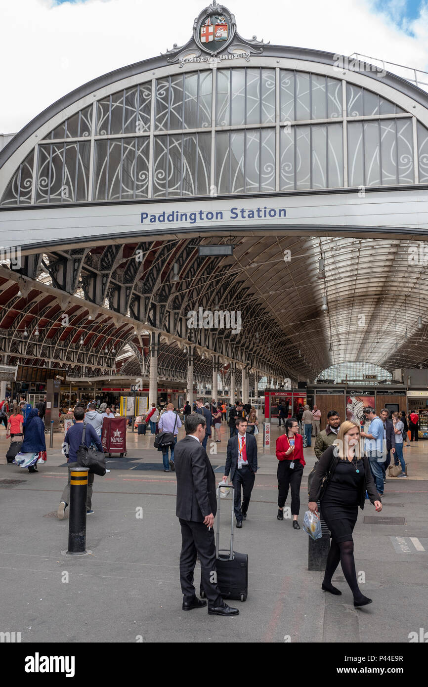 Paddington, London, United Kingdom, Tuesday 19th June 2018, London ...