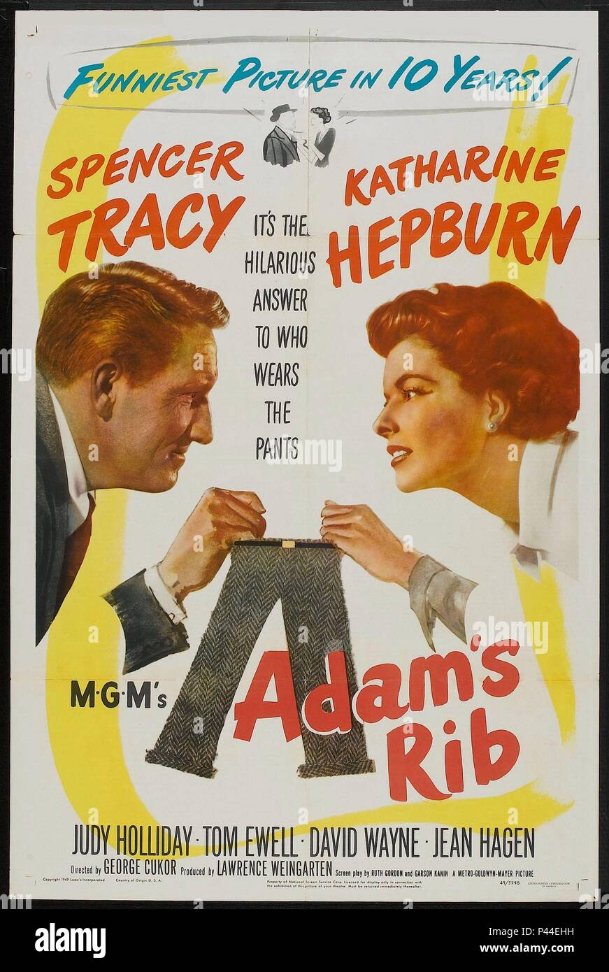 Original Film Title: ADAM'S RIB. English Title: ADAM'S RIB. Film ...