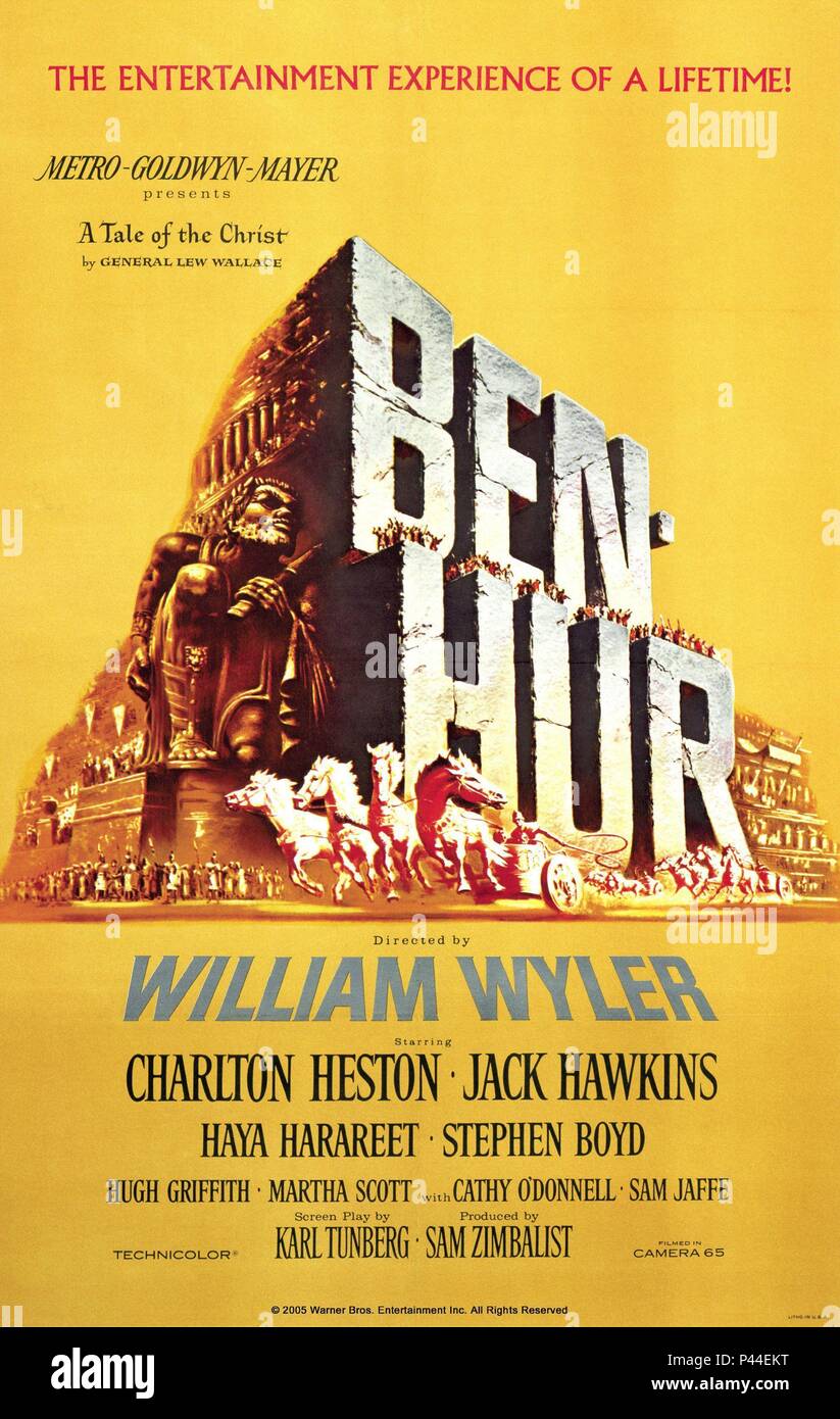Ben hur film poster 1959 hi-res stock photography and images - Alamy