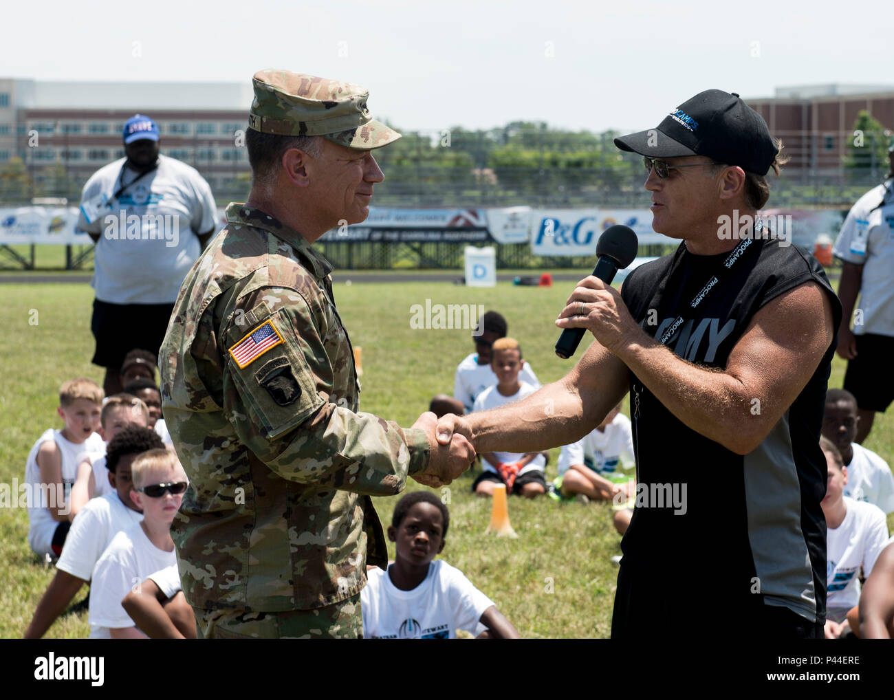 U.S. Army Col. William Galbraith, 733rd Mission Support Group commander ...