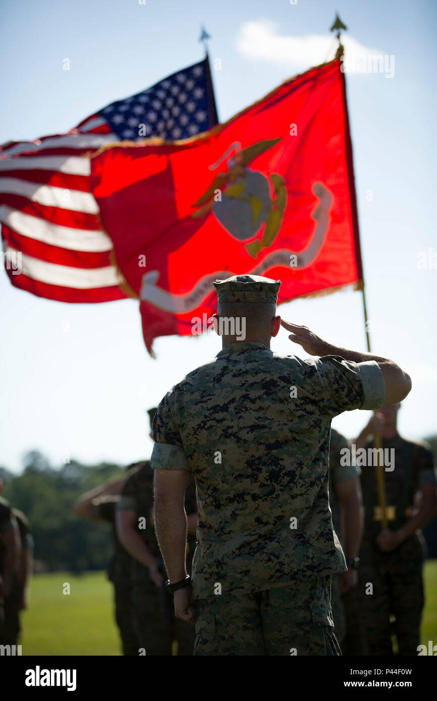 U.S. Marine Col. Steven M. Wolf, the Commanding Officer of the School ...