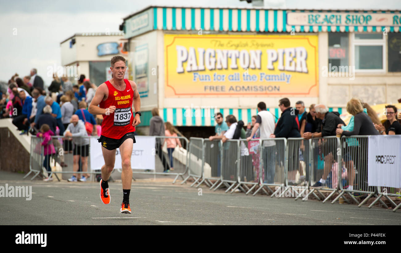 TORBAY, England – 2nd Lt. Kyle King, the headquarters platoon commander ...