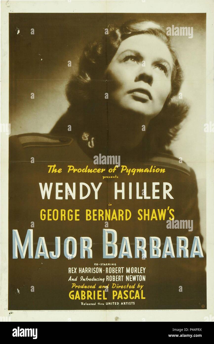 Original Film Title: MAJOR BARBARA. English Title: MAJOR BARBARA. Film ...