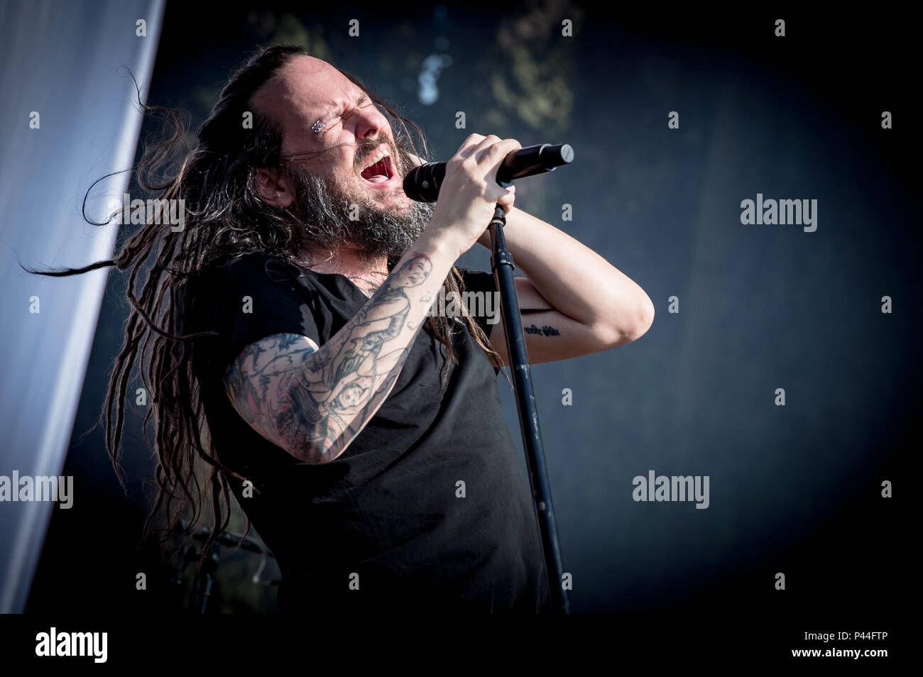 American singer and musician Jonathan Davis best known as the lead ...