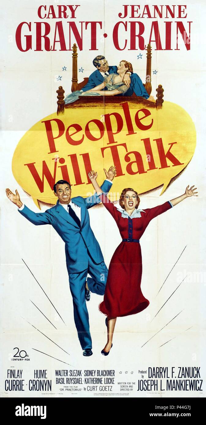 Original Film Title: PEOPLE WILL TALK. English Title: PEOPLE WILL TALK ...