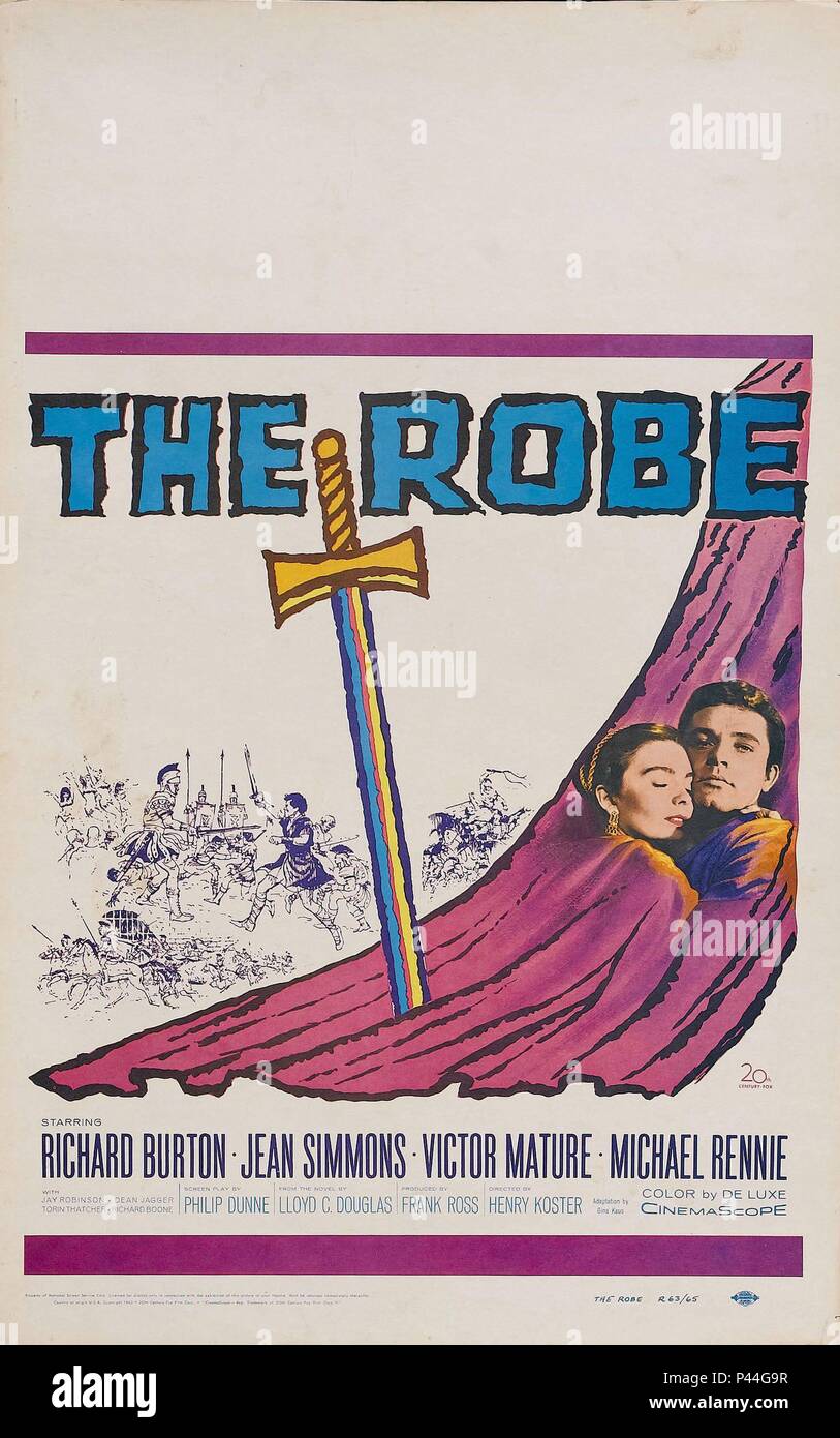 Original Film Title: THE ROBE. English Title: THE ROBE. Film Director ...