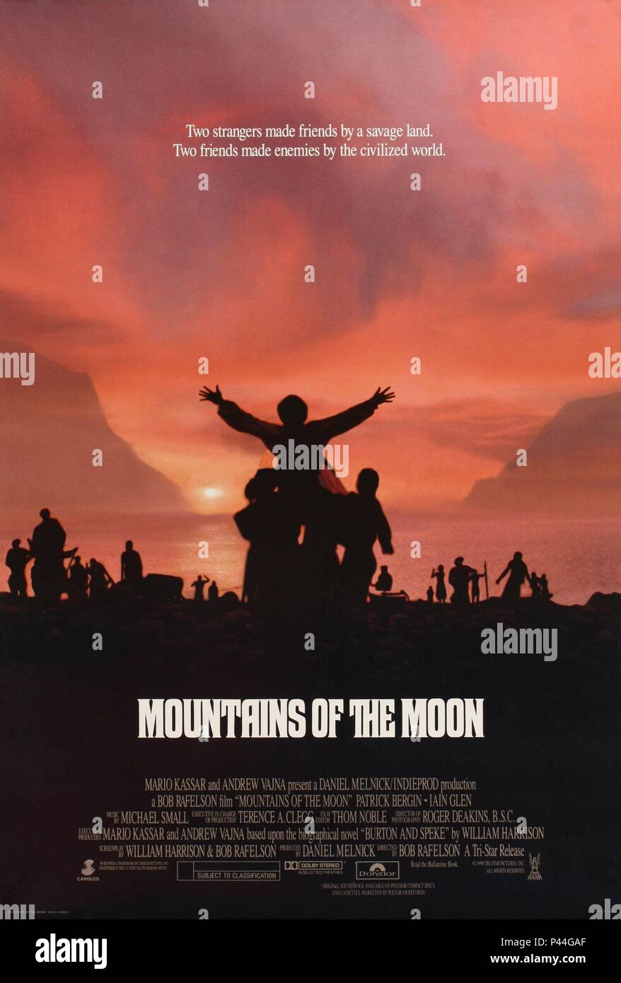 Original Film Title: MOUNTAINS OF THE MOON. English Title: MOUNTAINS OF ...