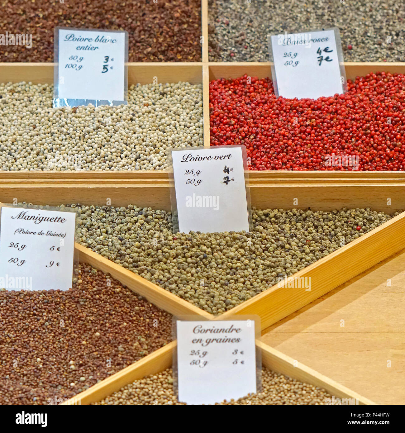 French peppers and spices hi-res stock photography and images - Alamy