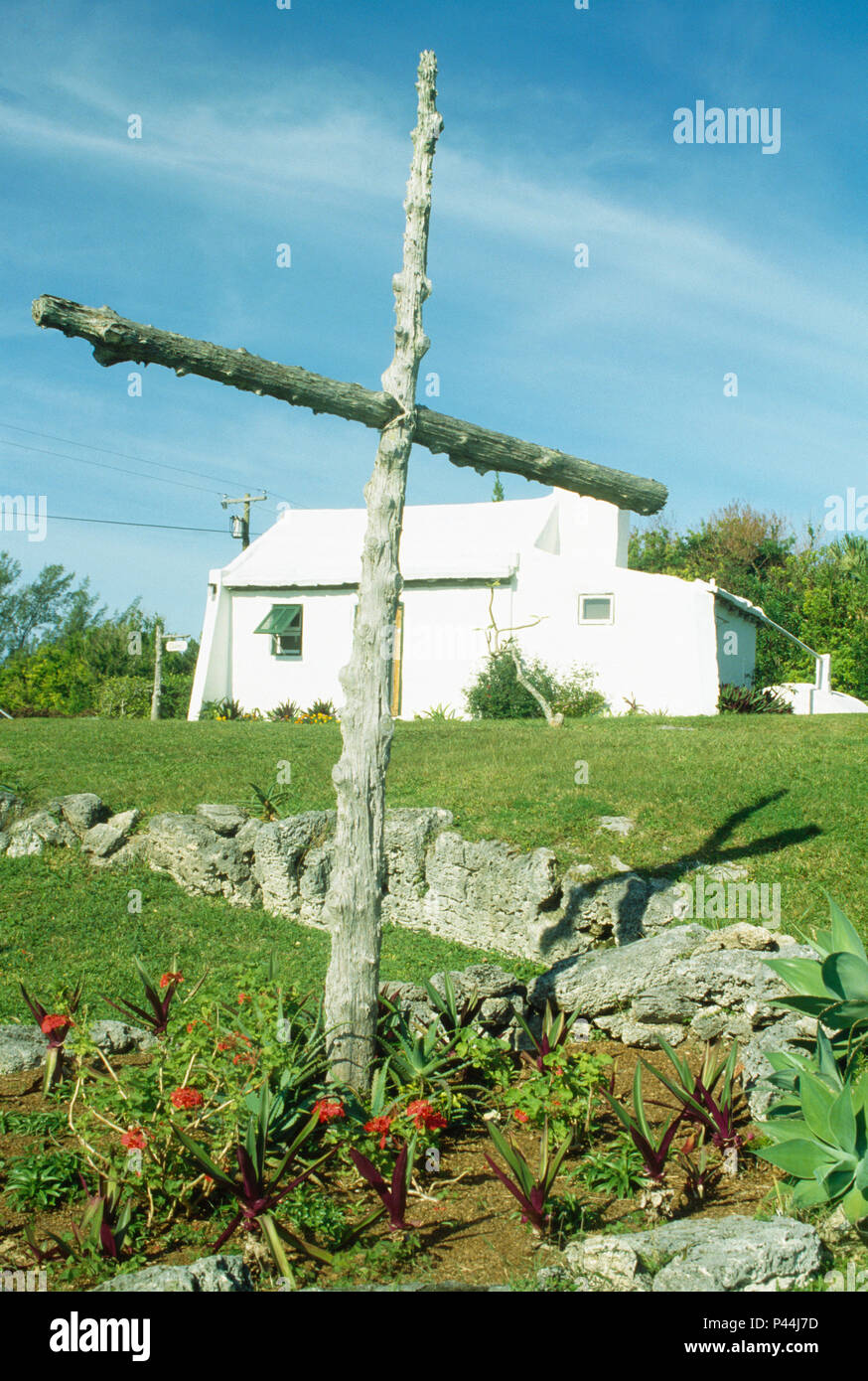 Small white cross hi-res stock photography and images - Alamy