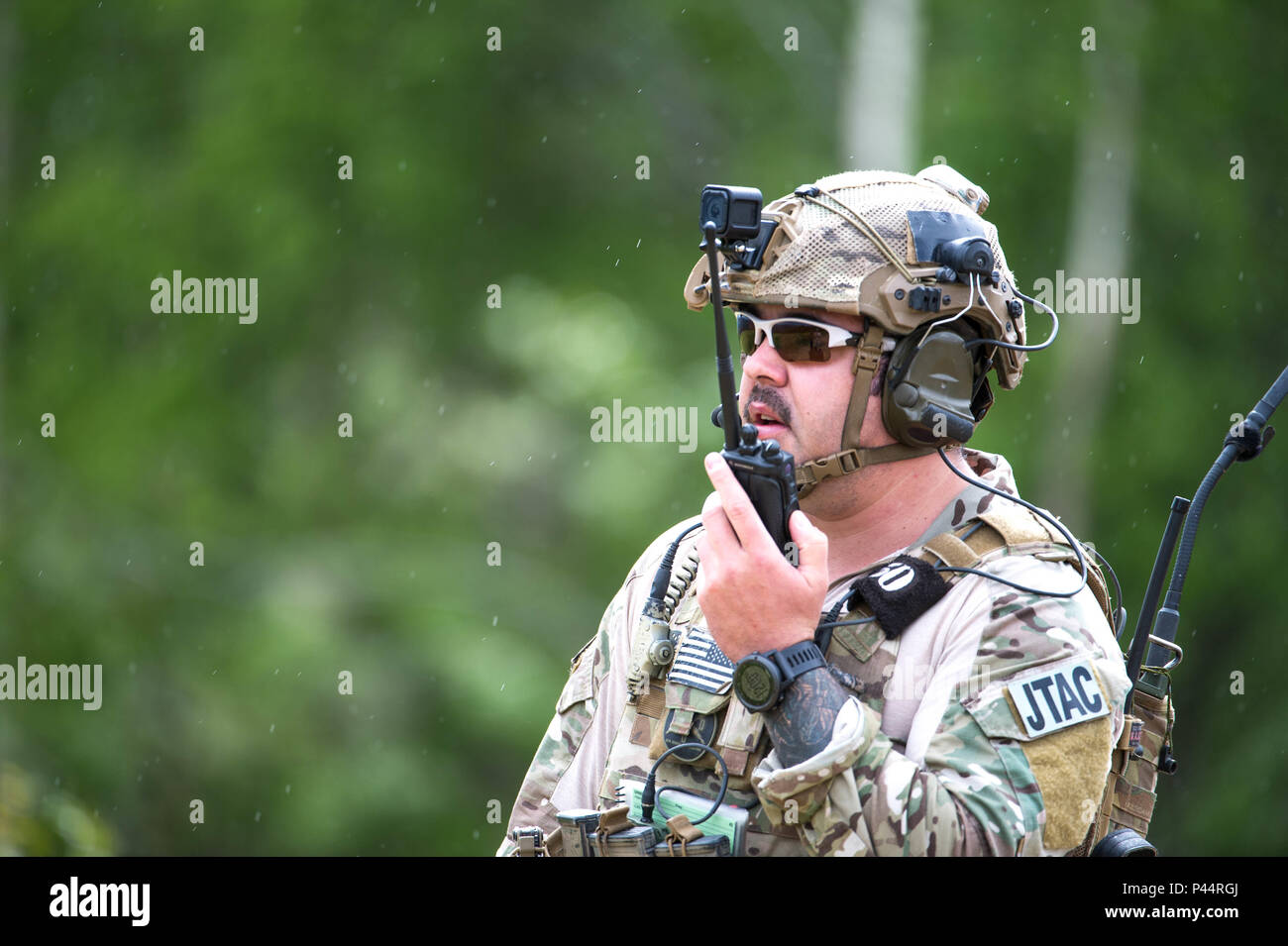 U.S. Air Force Staff Sgt. Jacob Rinker, a 13th Air Special Operations ...