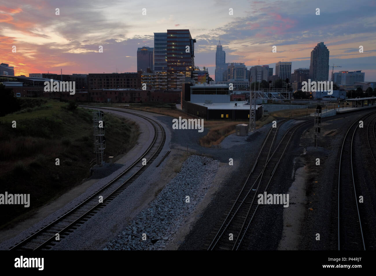 Downtown raleigh skyline hi-res stock photography and images - Alamy