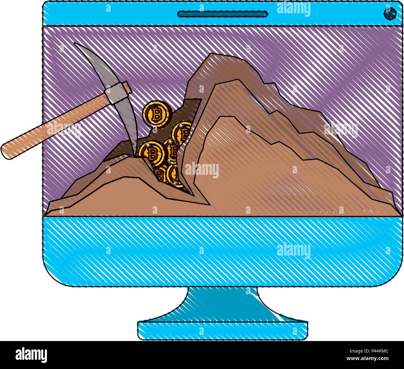 Mining display Stock Vector Images - Alamy