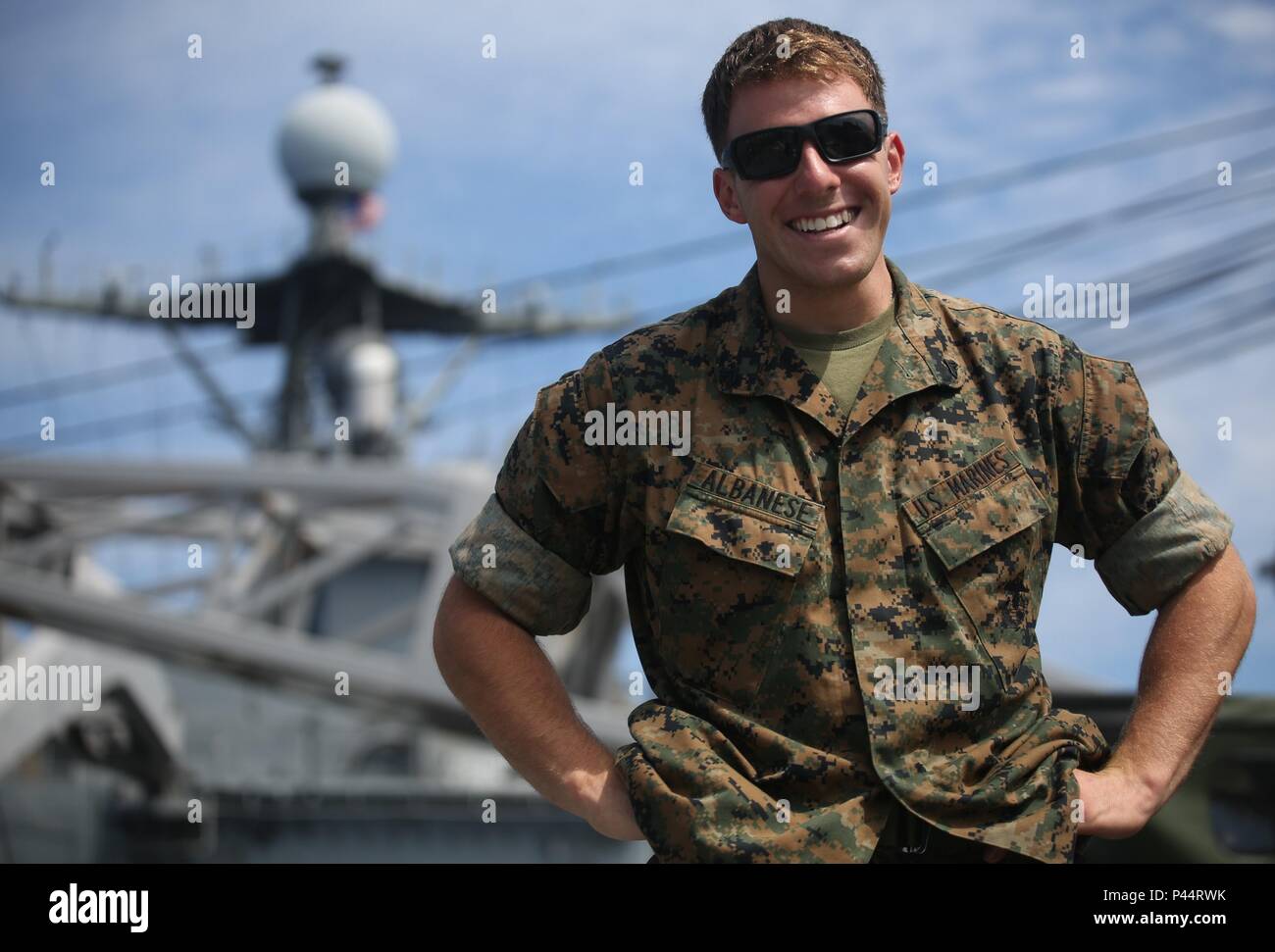 SOUTH CHINA SEA (June 13, 2016) – U.S. Marine Corps Cpl. Ryan Albanese ...