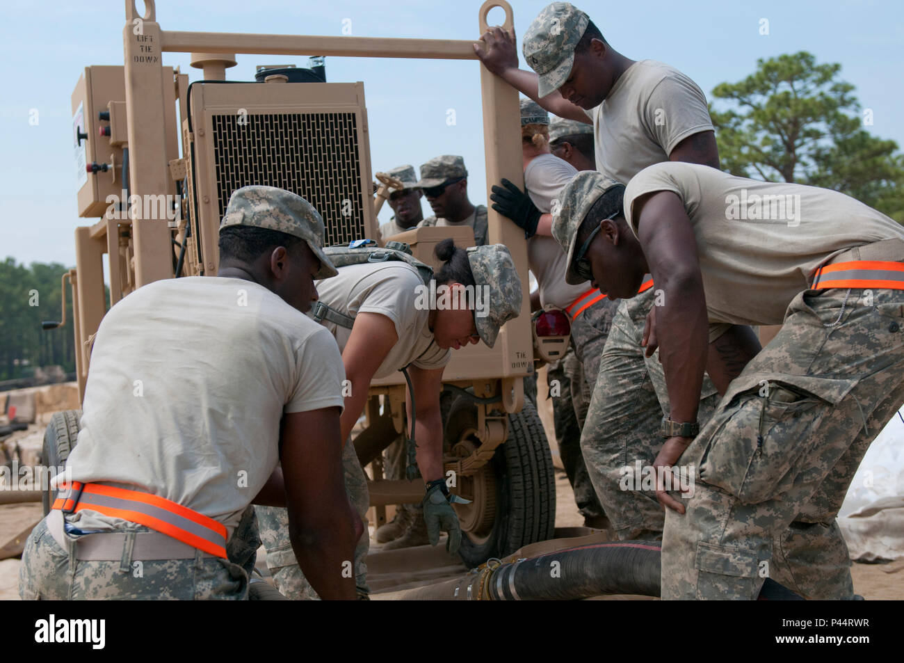 U.S. Army Reserve Soldiers, with the 894th Quartermaster Company, based ...