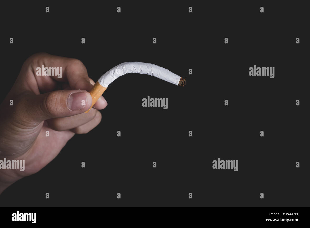 Boy refuse to smoke, World No Tobacco Day Stock Photo - Alamy