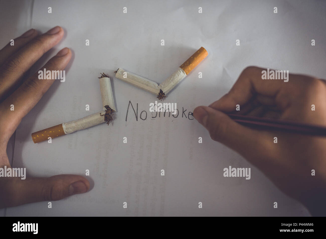 Child refuse to smoke, World No Tobacco Day Stock Photo - Alamy