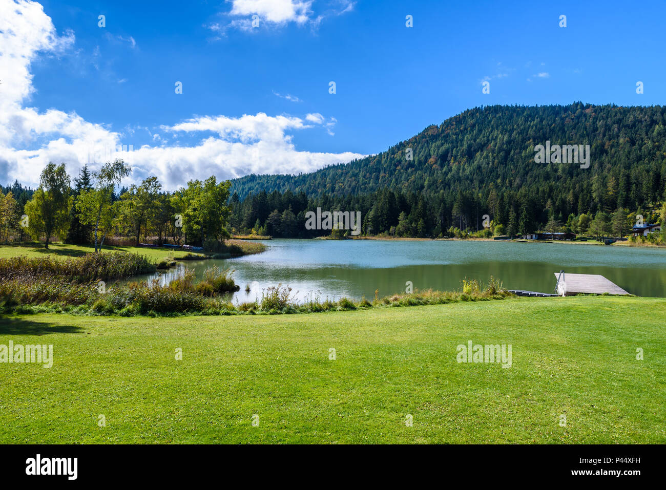Lake Wildsee at Seefeld in Tirol, Austria - Europe Stock Photo - Alamy