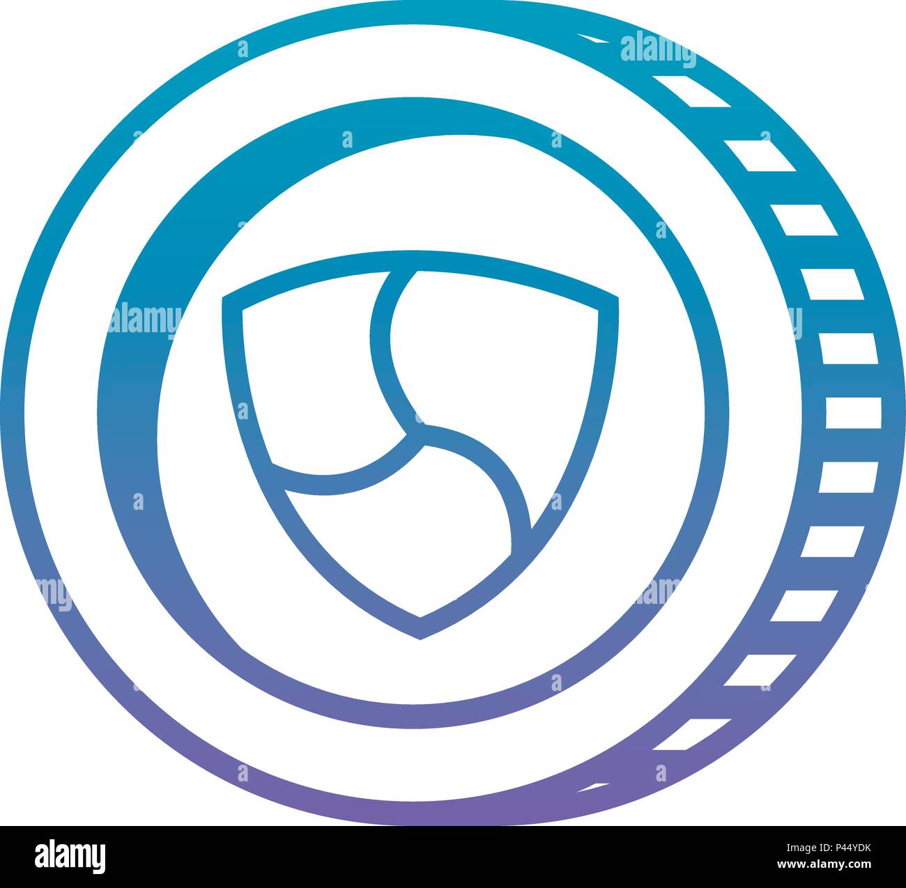 cryptocurrency nem coin isolated icon Stock Vector Image & Art - Alamy