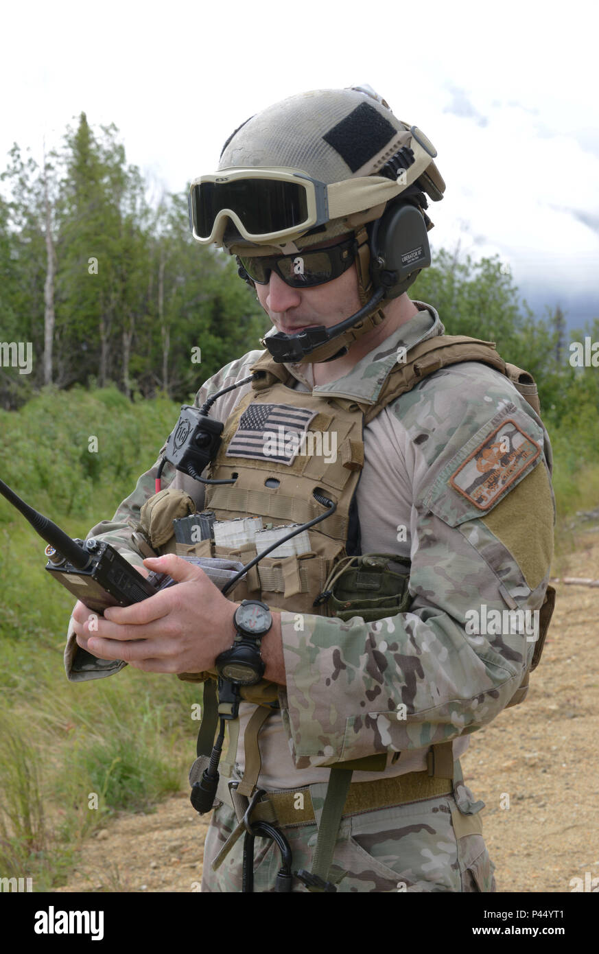 U.S. Air Force Staff Sgt. Stephan Mynatt II, a joint tactical air ...