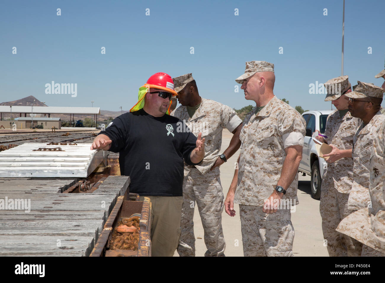 Chad Hildebrandt, Rail Operations Manager aboard Marine Corps Logistics ...